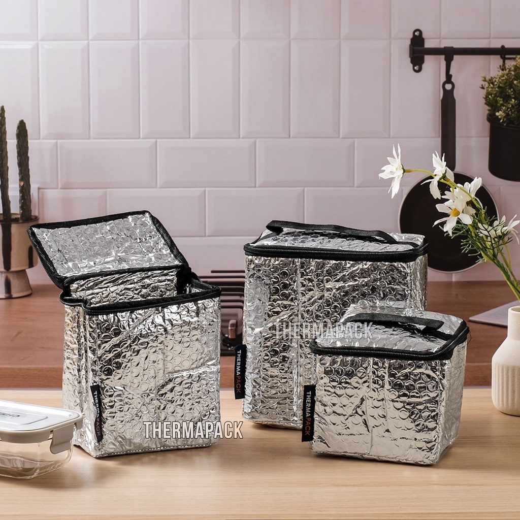ThermaPack Insulated Mini Bag | Aluminum Cooler Bag | Shopee Singapore