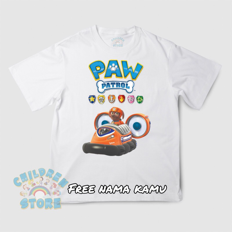 Zuma PAW PATROL CHILDREN'S CLOTHES CUSTOM CHILDREN'S TOPS CHARACTER ...