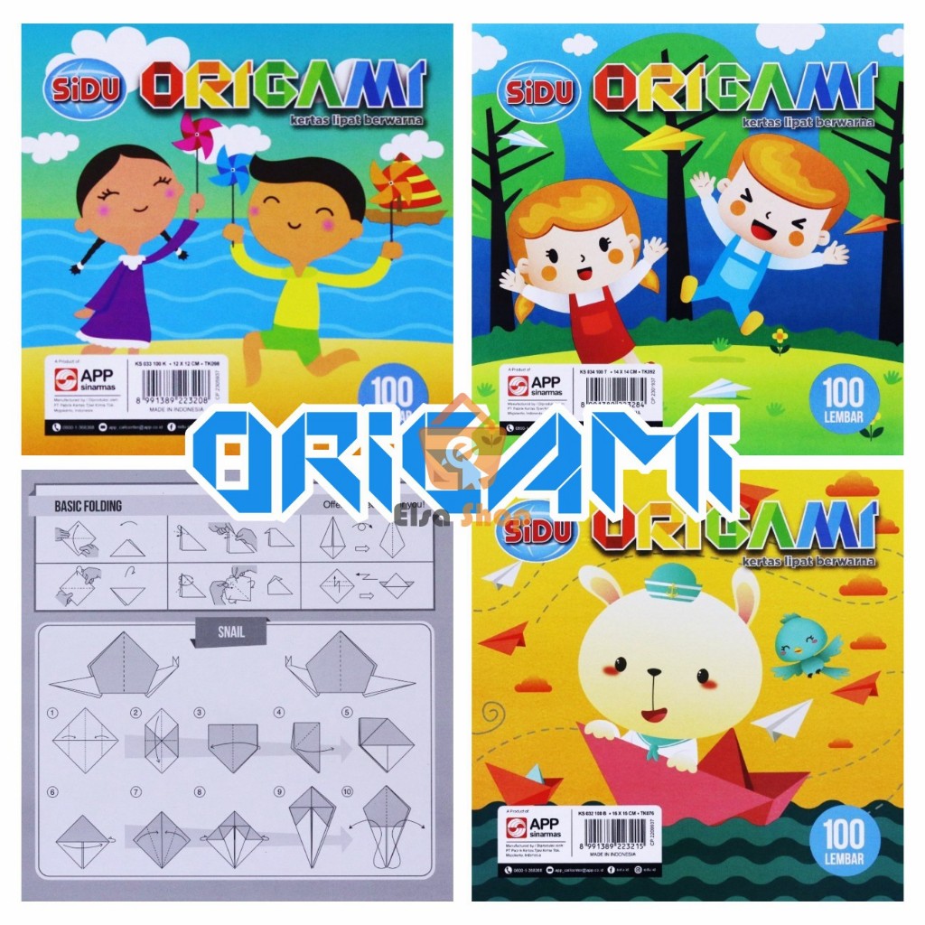 Sidu origami Paper contains 100 - sidu origami - origami | Shopee Singapore