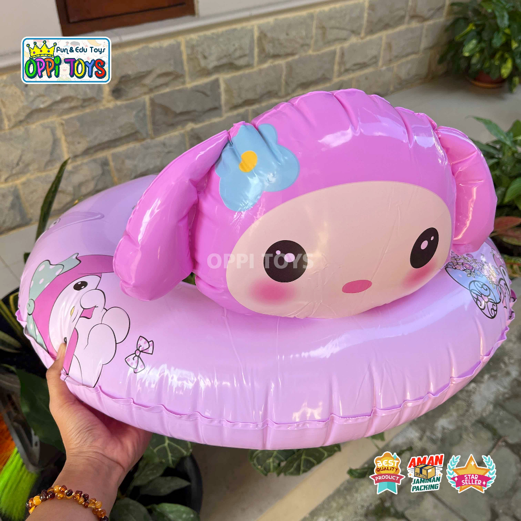 Kuromi 70cm Round Children's Swimming Tire - Swim Ring Kids Cartoon ...