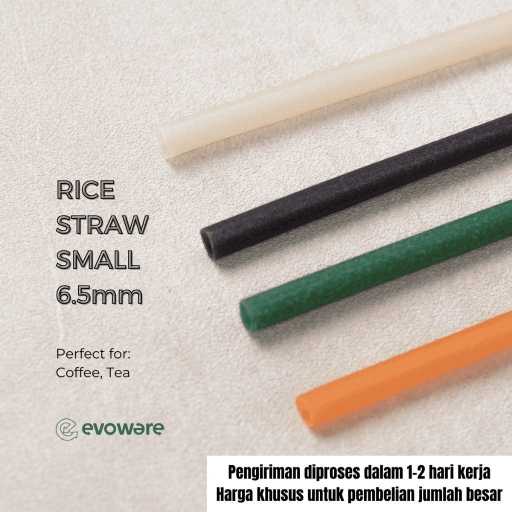 [100 Pcs] Edible Rice Straw (Edible Eco-Friendly Rice Straws/Replacement Plastic Straws ...