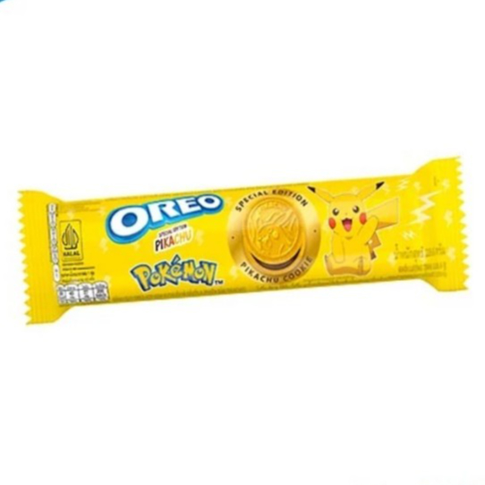 Oreo Pokemon Special Edition Pikachu Cookie Banana 119.6 Gr | Shopee ...