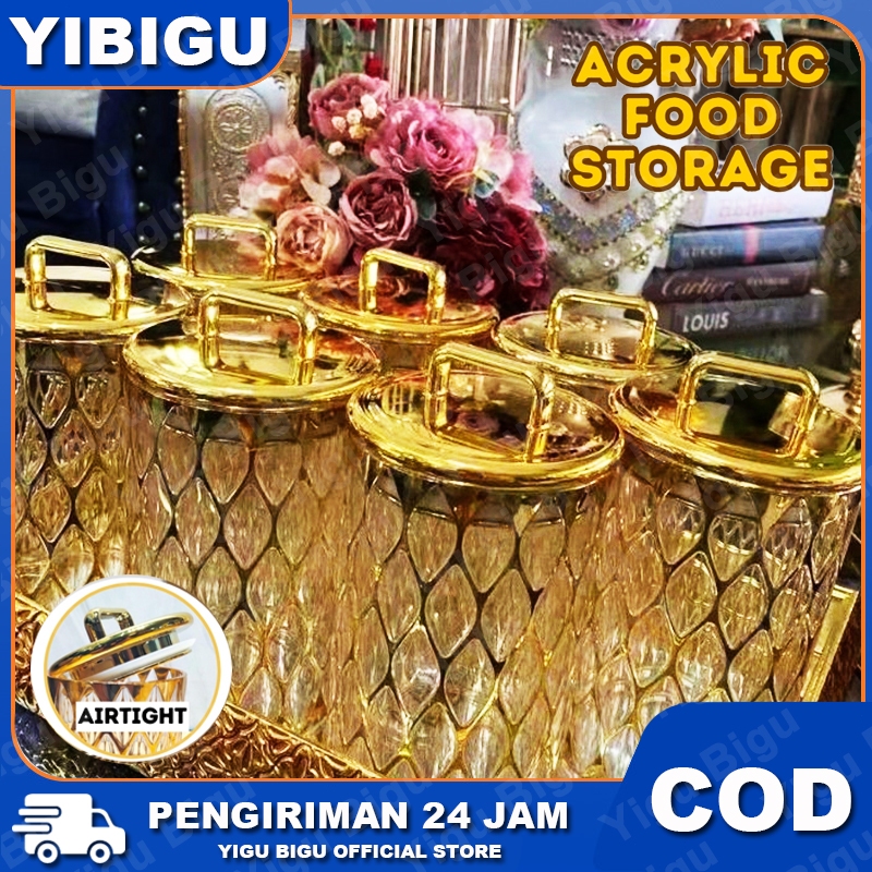 Lots of stock!!! Eid Jar Set Luxury Crystal/Gold jar/Luxury jar/Gold ...