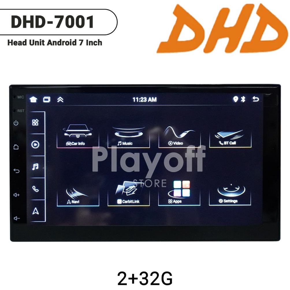 ANDROID Head Unit 7 INCH Double Din DHD71 GPS Mirrorlink Bluetooth CODE ...