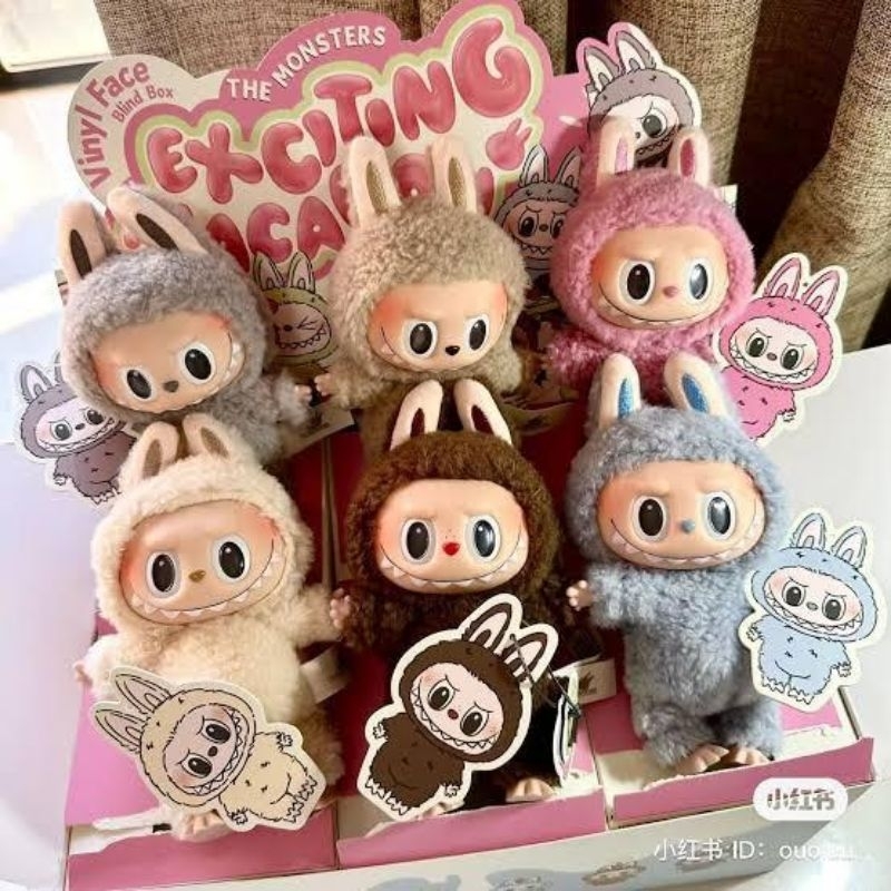 GANTUNGAN Ready LABUBU MACARON KEYCHAIN Doll POPMART LABUBU Bag Hanger ...