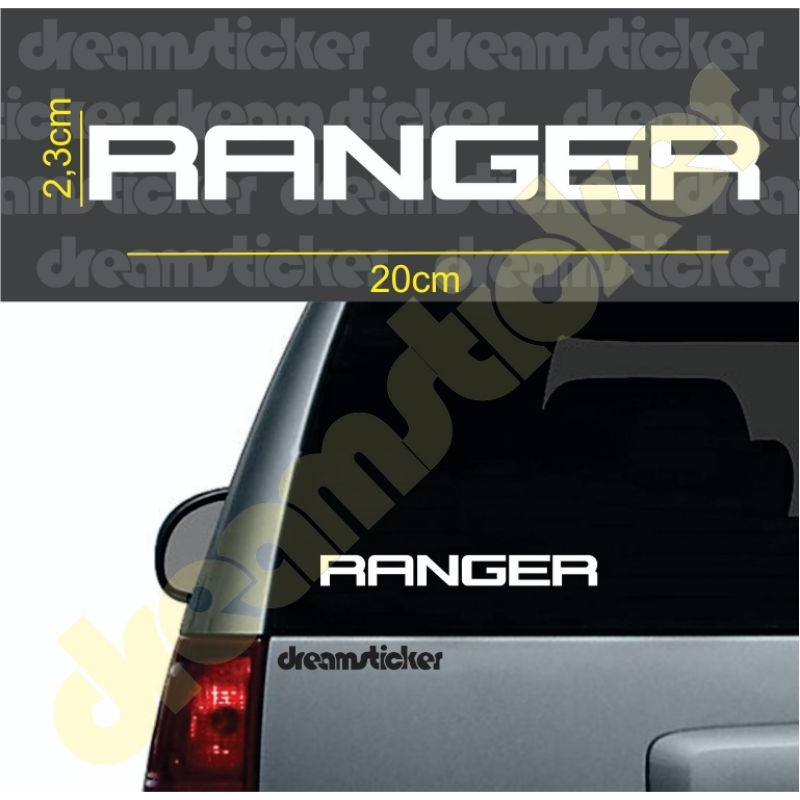Cutting Sticker Car Ford Ranger Sticker | Shopee Singapore
