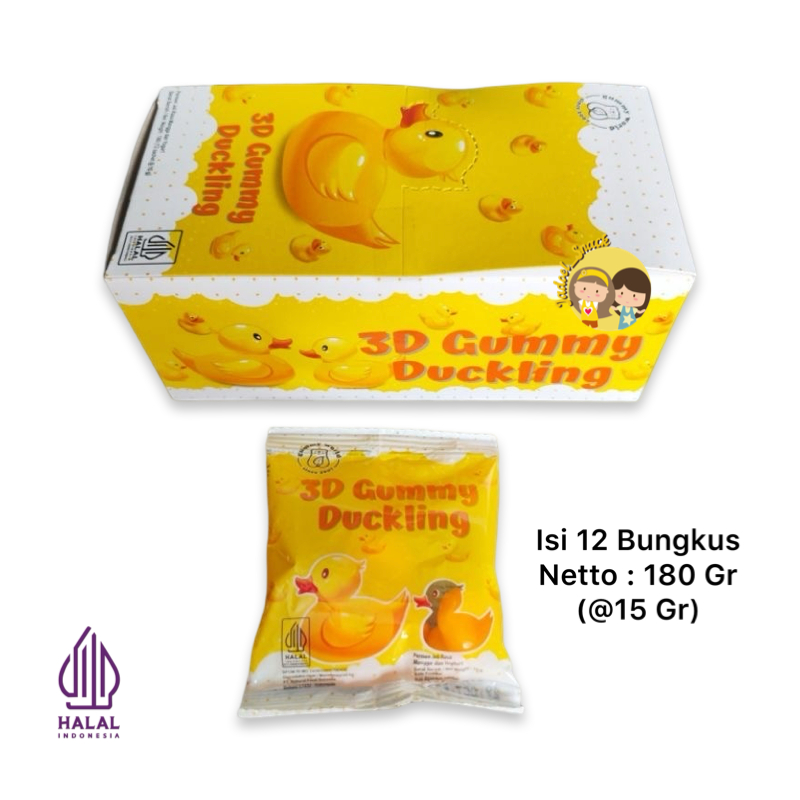 WHOLESALE - 3D Gummy Duckling Soft Duck Candy 12 X 15 Gr Mango Yogurt ...