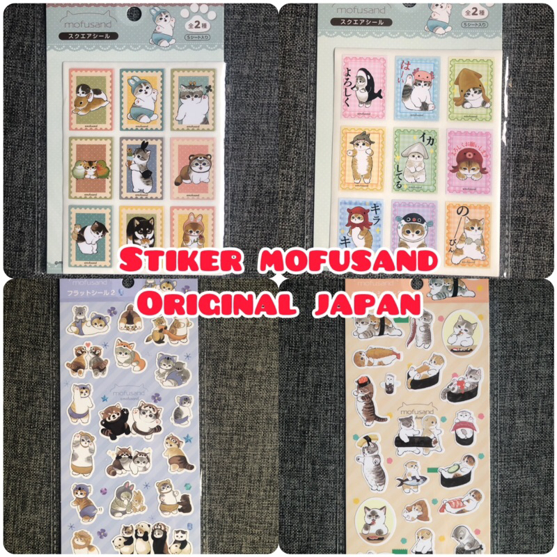 Mofusand sticker, original mofusand sticker from Japan | Shopee Singapore