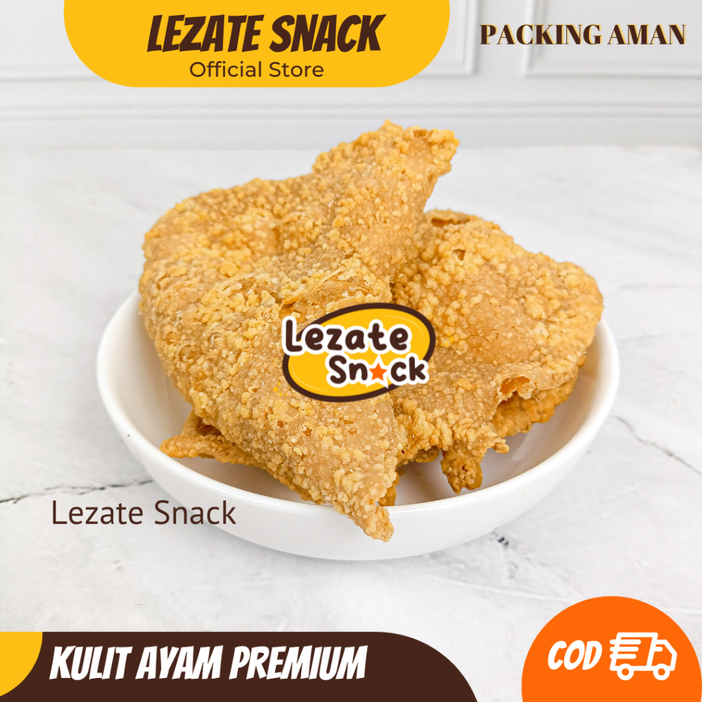 Premium Crispy Chicken Skin 100GR Crispy Savory/Crispy Chicken Skin ...