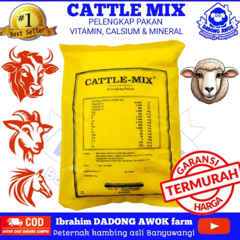 Cattle mix 1kg Sanbe mineral Calcium Fattening - CATTLE mix - CATTLE ...