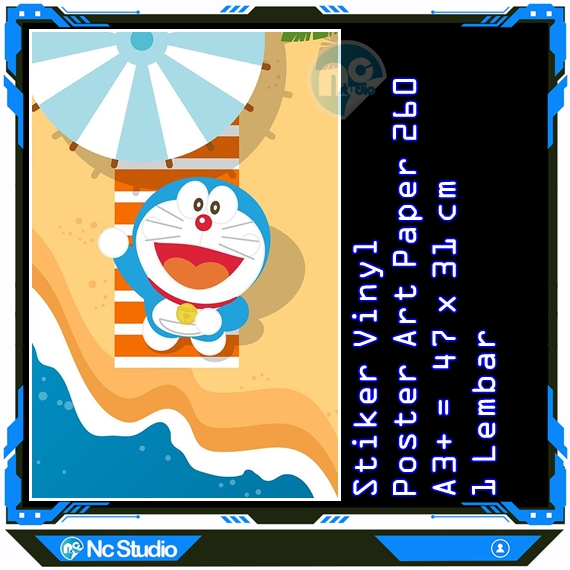 Nobita And daraemon Poster Sticker A3+ Children Decoration Toy game ...