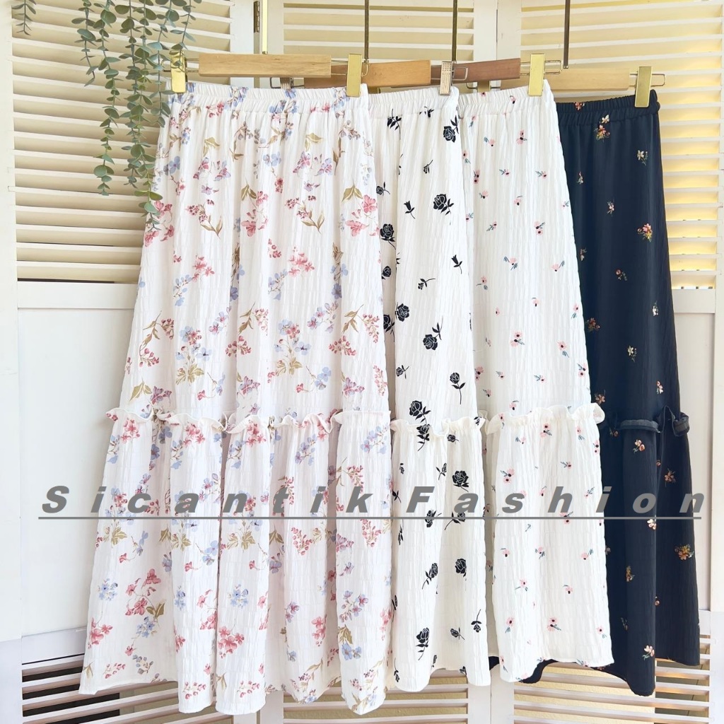 Korean Style Women's Skirt Made of Cotton Crinkle // Tutu Skirt ...