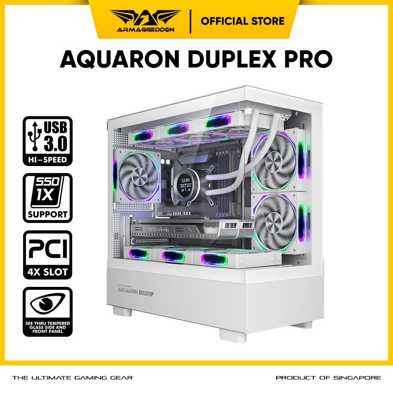 Armaggeddon Aquaron DUPLEX M-ATX PC Case | Shopee Singapore