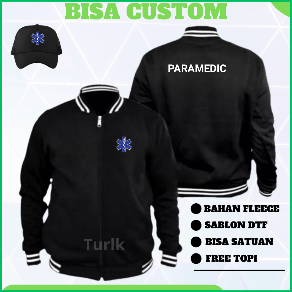 Paramedic Jacket Paramedic Custom varsity jacket | Shopee Singapore