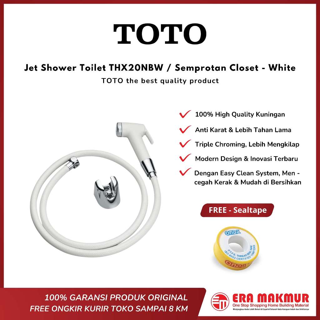 TOTO - Jet Shower Spray Toilet THX 20 NBW Closet Spray/ Toilet Spray ...