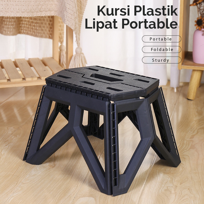 Mini Folding Chair Outdoor Folding Chair Plastic Squat Chair Children's ...