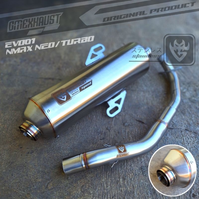 LOKAL Standard Racing exhaust Cool Sound for nmax turbo nmax neo Latest ...