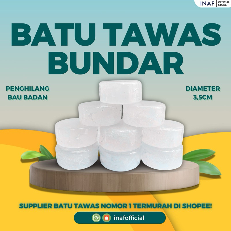 Alum Stone Removes Body Odor in Round Shape | Shopee Singapore