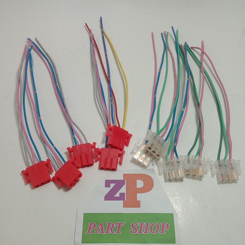 TOMBOL 3 PIN SWITCH SOCKET MOTORCYCLE BUTTON SOCKET PACKAGE (10PCS ...