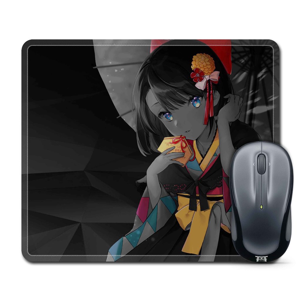 MONOCHROME OOZORA SUBARU vtuber gaming Mouse pad - HOLOLIVE Rubber ...