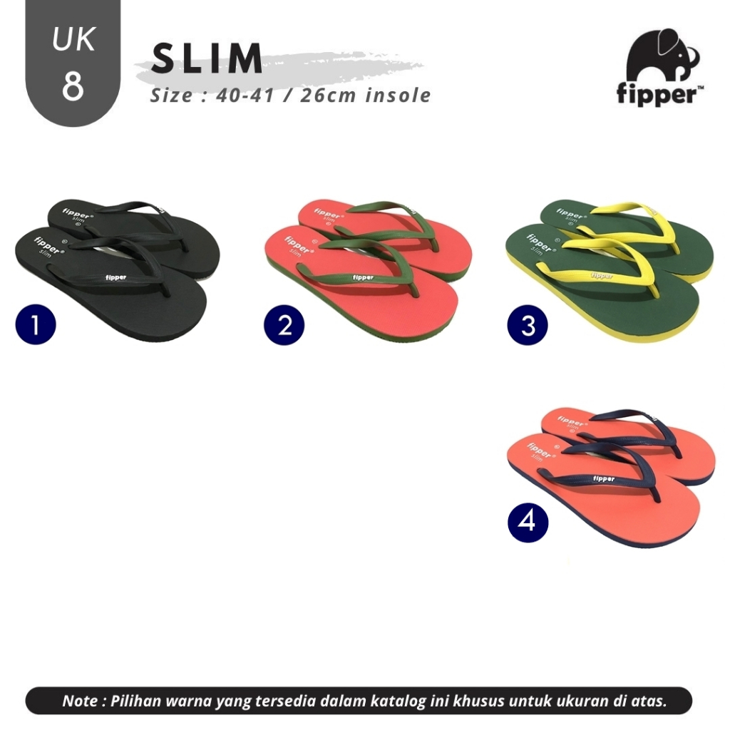 Fipper Sandals/Women's Sandals/Flip Flops/Fipper Slim UK 8 (size 40-41 ...