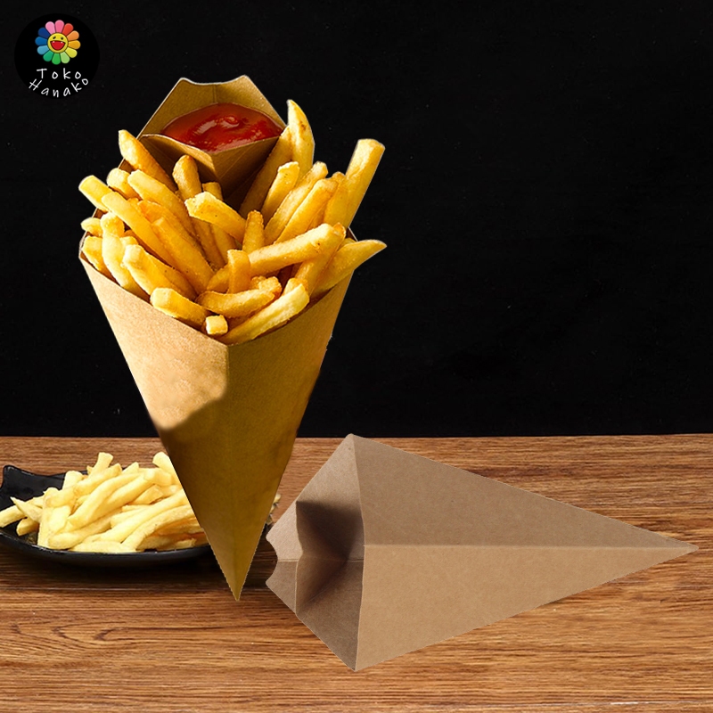 50pcs French Fries Box French Fries Dus Churros Chicken Dus French ...