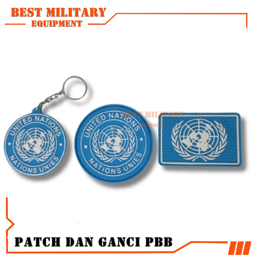 Round Un Unifil Logo Rubber Patch | Rubber Logo Unifil Un Box | Ganci ...
