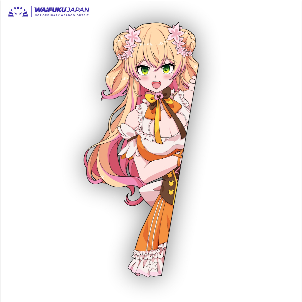 Peeking Anime Stickers - Momosuzu Nene | Hololive Japan | Shopee Singapore