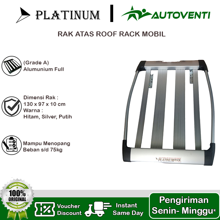 Car Top Shelf OVAL PLATINUM MODEL UNIVERSAL ROOF RACK OVAL PLATINUM ...
