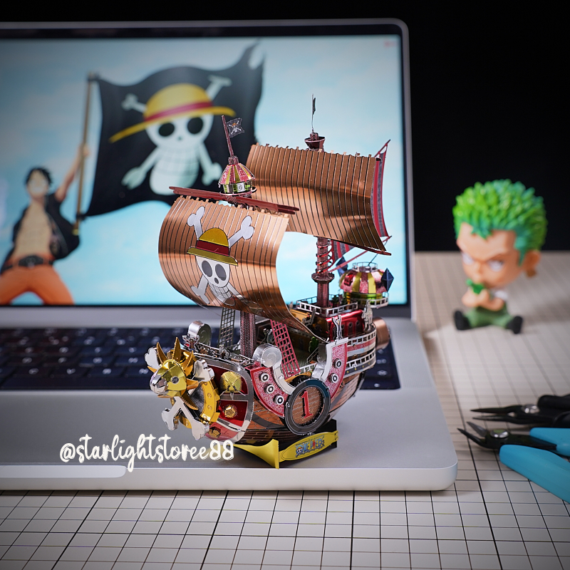 [STR88] One Piece Going Merry Thousand Sunny Zoro Luffy Pirate Metal ...