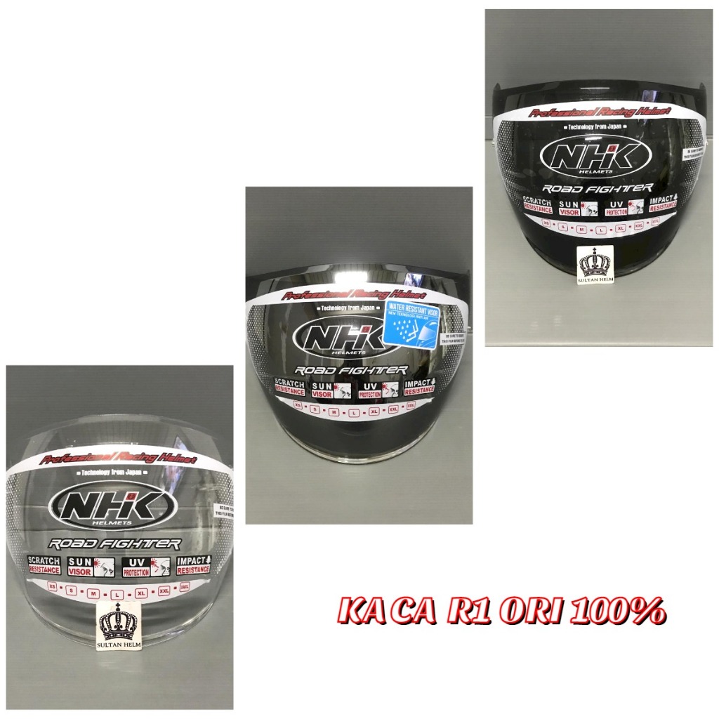 Nhk R1 Visor Helmet Glass Ori | Shopee Singapore