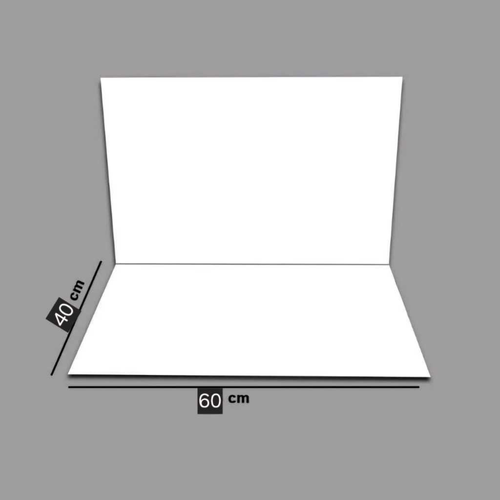 HITAM PUTIH Large/jumbo Folding Product Photo Mat 60x40 45x30 Plain ...