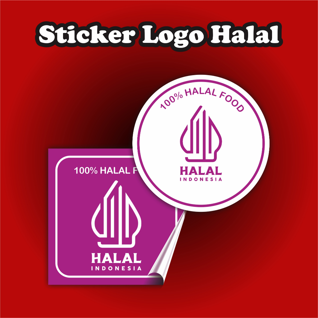 Halal Logo Stickers, Stickers for Carts, Halal Food Stickers, Halal ...