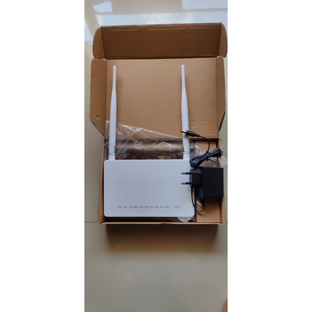 ONT ZTE F660 V8 GPON NEW COMPLETE ADAPTER PLUS BOX | Shopee Singapore