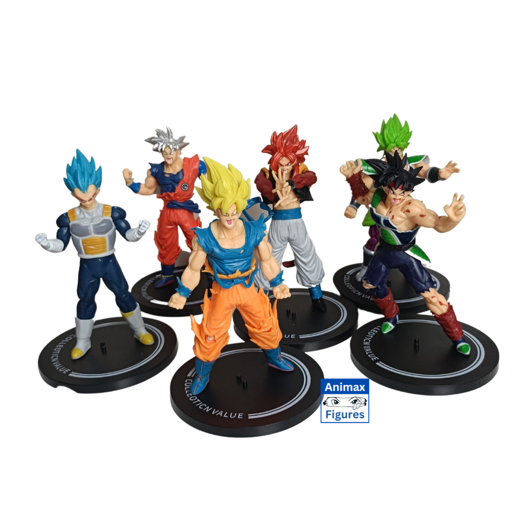 Action Figure Dragon Ball Z Goku SSJ1 SSJBlue Black Goku Broly Ultra ...