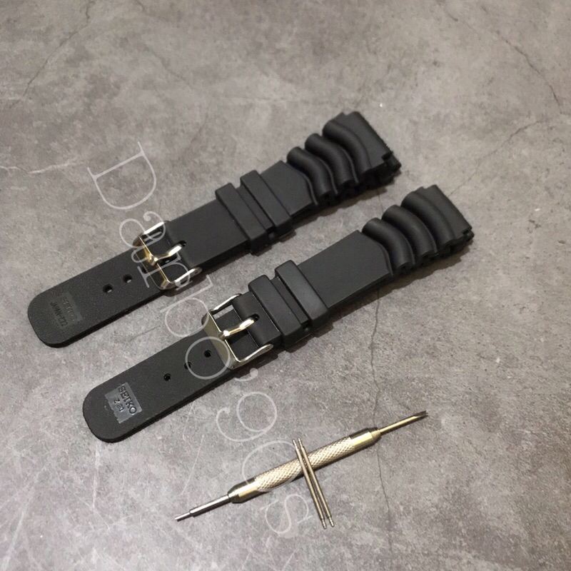 Seiko Rubber Watch Strap Seiko Rubber Strap 20mm 22mm | Shopee Singapore