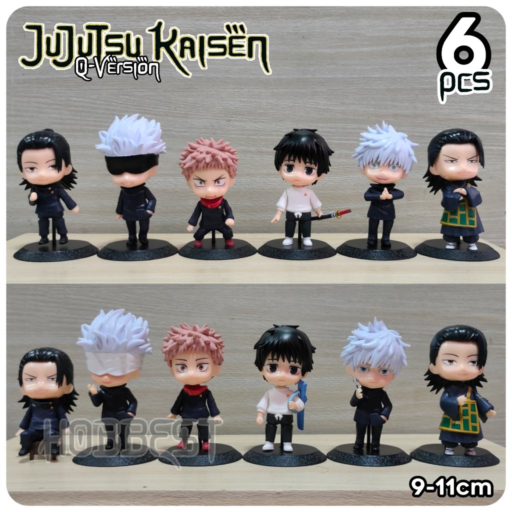 Jujutsu KAISEN Action Figure contains 6 pcs Miniature Cake Topper ...