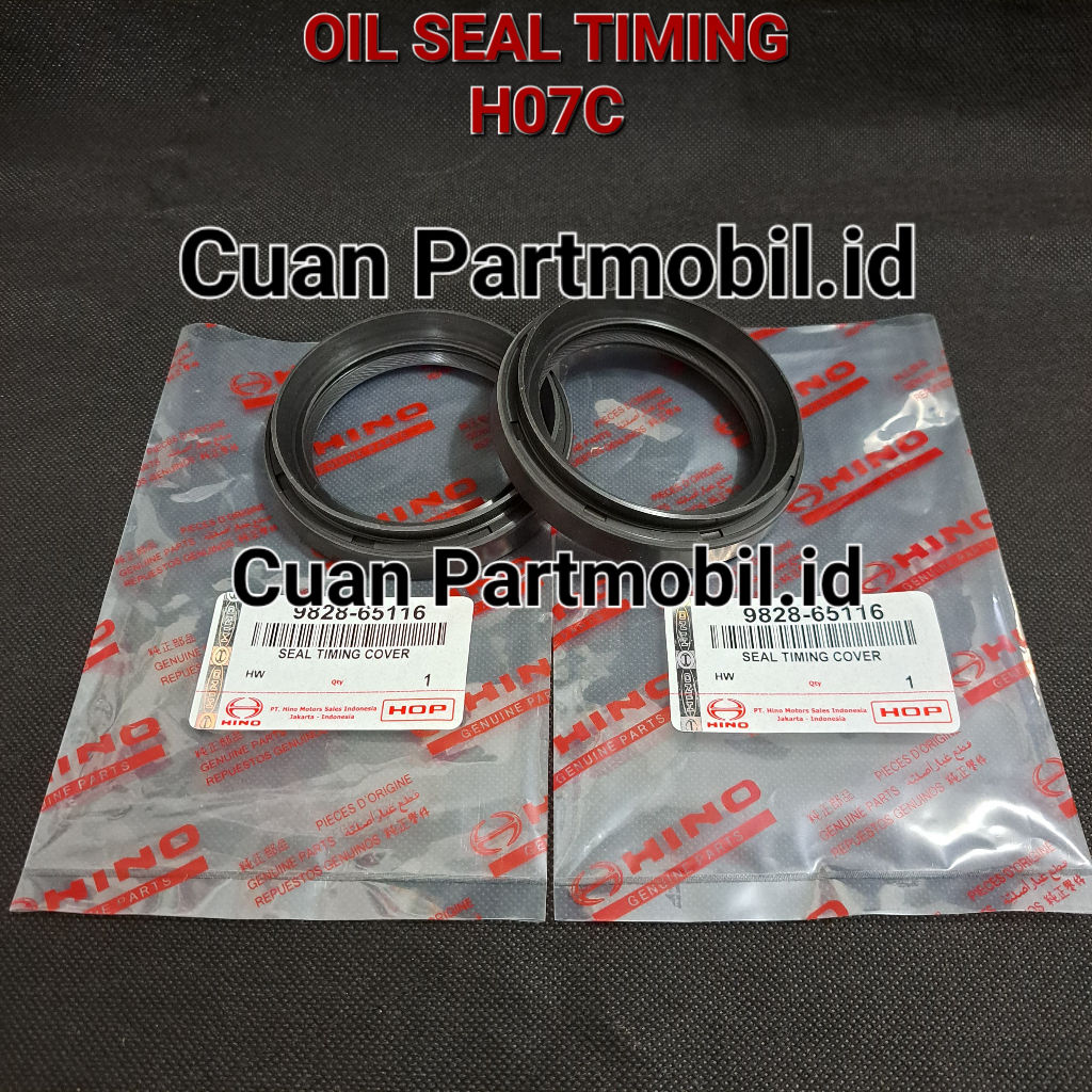 Oil SEAL CRANKSAHFT FRONT SEAL TIMING HINO H07C | Shopee Singapore