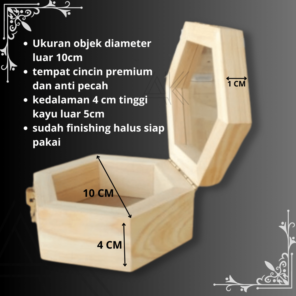 KAYU Rustic RINGBOX ANTIQUE DUTCH TEAK WOOD ENGAGEMENT RING BOX WEDDING ...