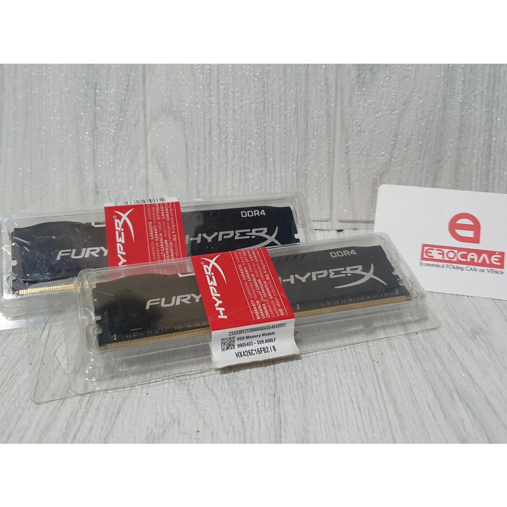 Ram DDR4 Kingston Fury Hyper X 16GB kit 2666mhz PC4-21300 8GB x2 R ...