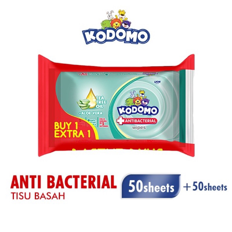 Kodomo Baby Wipes Wet Tissue (50 sheets) | Shopee Singapore