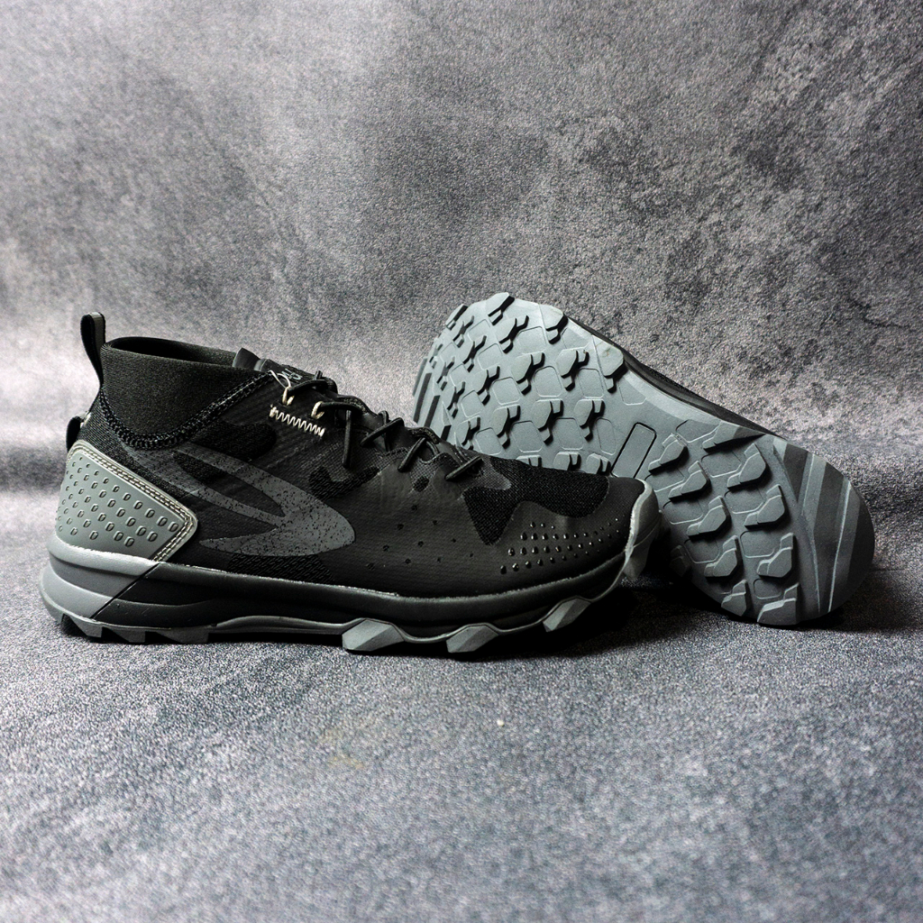 HITAM Nineten Yuza Matterhorn 910 Trail Running Shoes (Black/Dark Grey ...