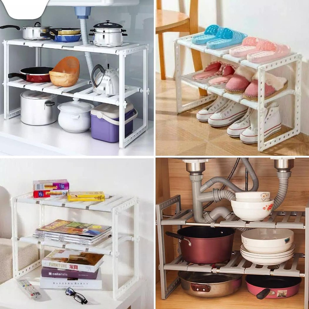 !Modern RACK 2 Layer / Multipurpose 2 Layer Kitchen Sink Pan RACK / 2 ...