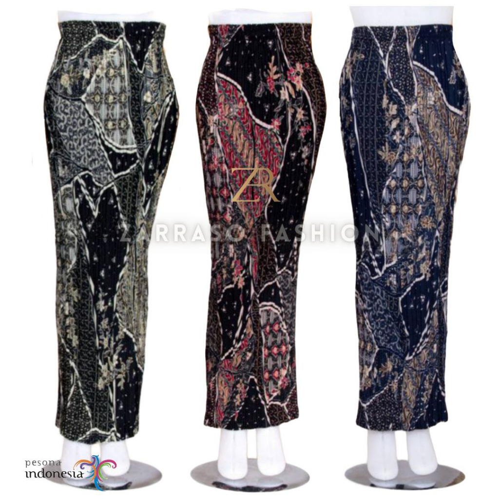 Zr - MODERN BATIK MOTIF KEBAYA Skirt Party Invitation/KEBAYA Bottoms ...