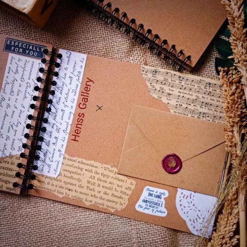 Complete SCRAPBOOK AESTHETIC ALBUM DIY PACKAGE AND JOURNAL KIT | Shopee ...
