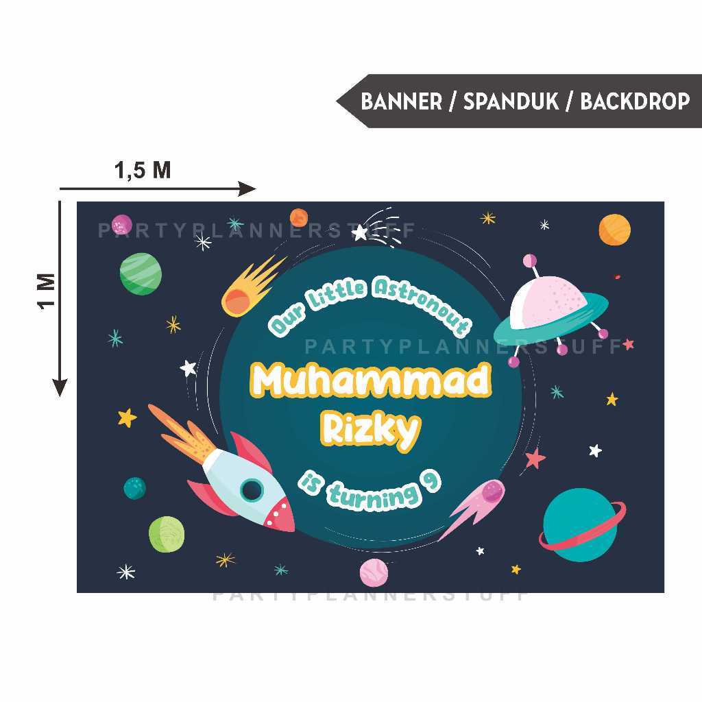 Space theme backdrop banner / astronaut astronaut astronaut astronaut ...