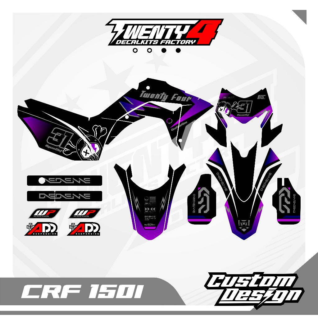 New Crf 150l Decal design Oneonenine 2023 -Free Custom design | Shopee ...