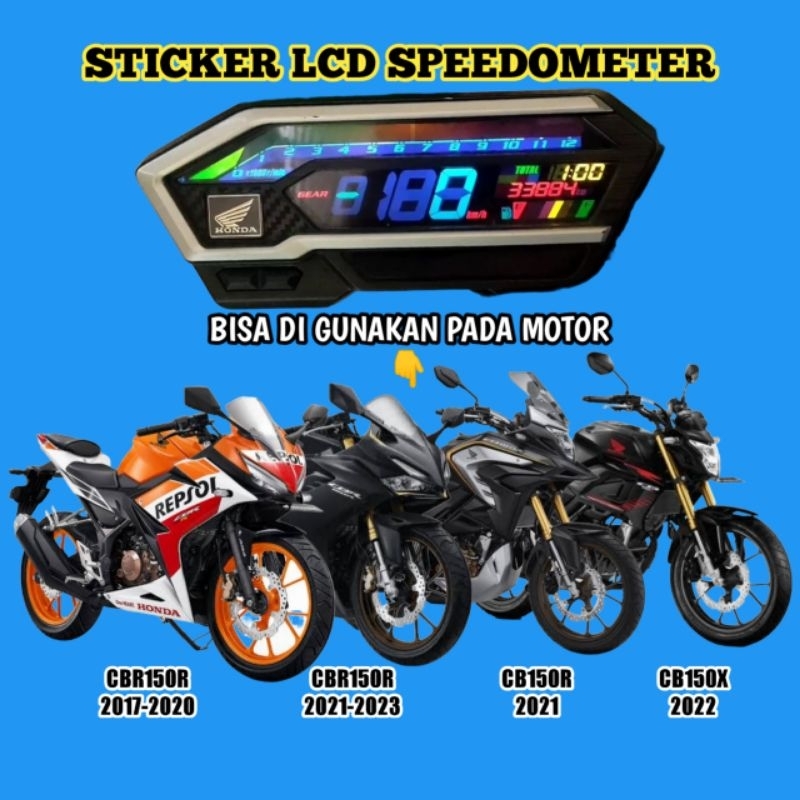 Cbr150r New 2015-2022 / CB150R 2021/CB150X LCD Sticker | Shopee Singapore