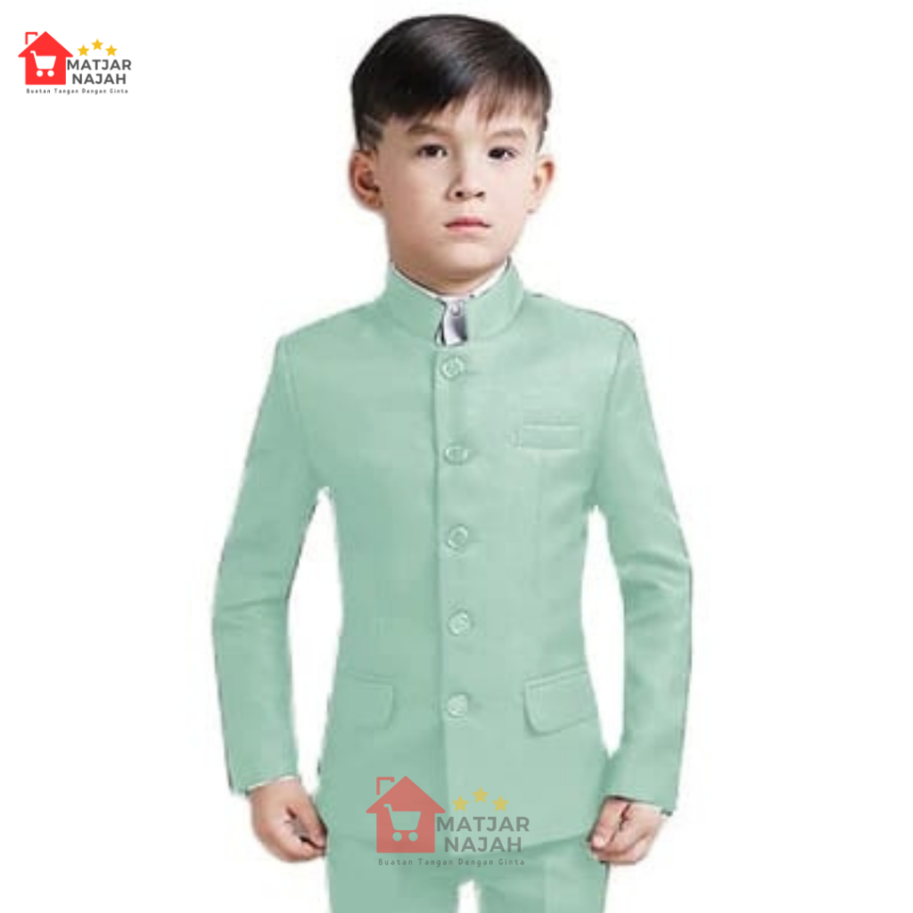 HIJAU Boys' Jasko - Boys' Mandarin Jacket 2-13th - Children's Bescap ...
