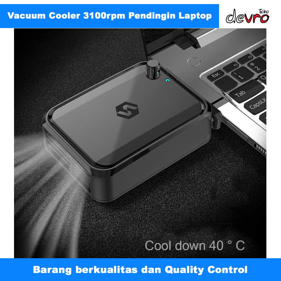Vacuum Cooler Laptop Cooling Fan Exhaust Cooling Fan 3100rpm 2W 5V LP 990A